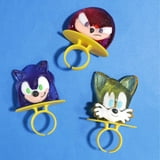 Imaginings 3 Sonic The Hedgehog Lollipop Rings, Birthday Party Favors ...