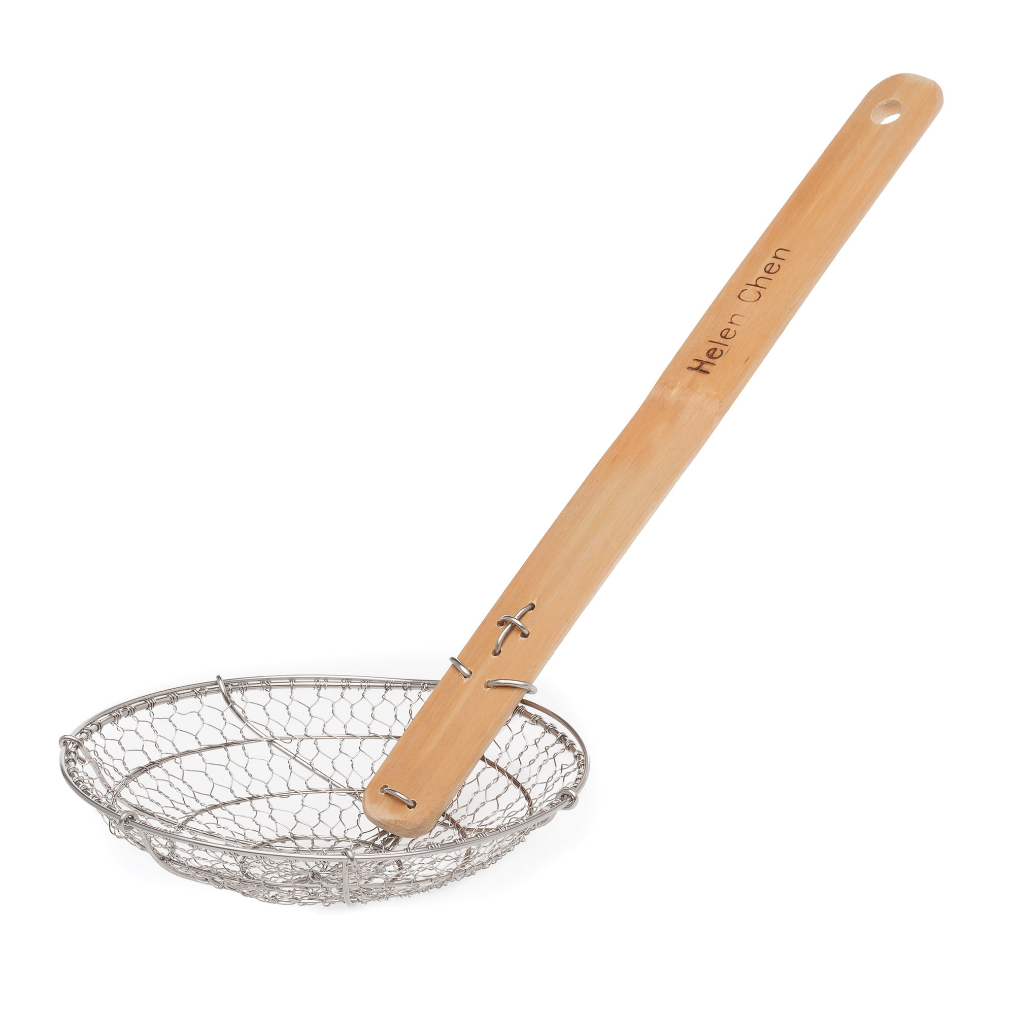 Helen's Asian Kitchen Spider Strainer, Stainless Steel Mesh with ...