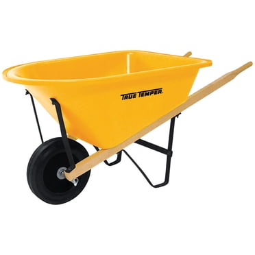 Green Thumb 70008 2 Wheel Poly Wheelbarrow - Walmart.com