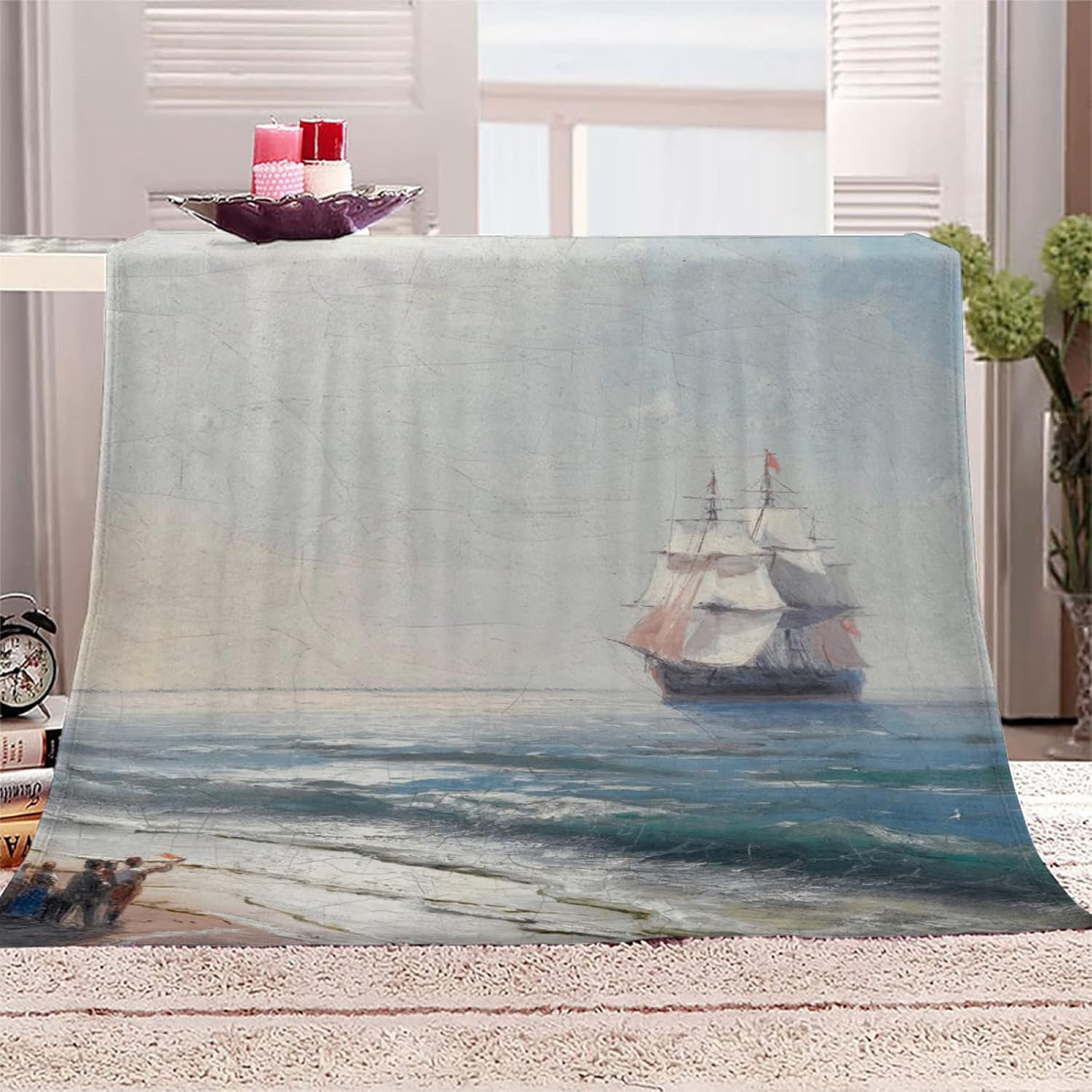 Click here for Yingd Flannel Fleece Throw Blanket Warm For Adult... prices