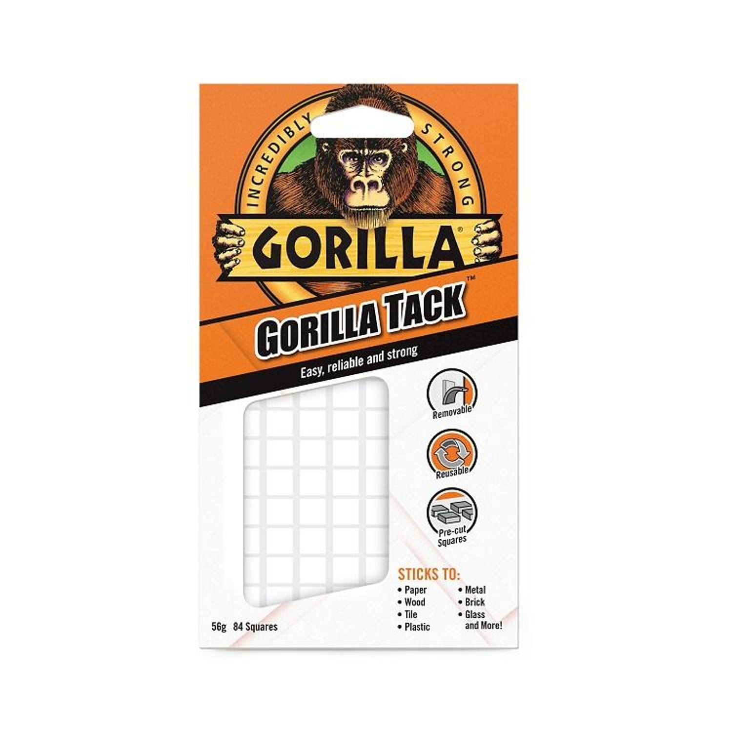 Click here for Gorilla Tack 84 Pre-Cut Squares 56g prices