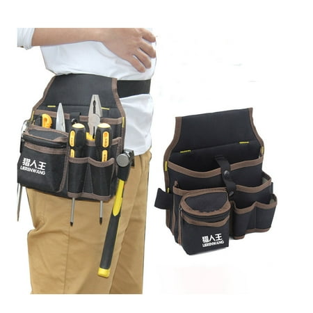 CHIKEN Tool Belt with 7 Pockets, Tool Pouch, Waterproof Oxford Fabric ...