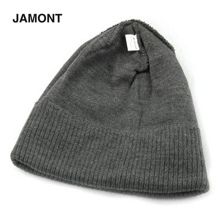 JAMONT Cap Men Hip-Hop Hats Knitted Acrylic Fibres Skullies Beanie Warm ...