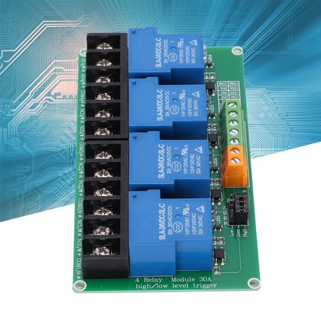 4 Channel Relay Module Automatic Control High Low Electronic Component ...