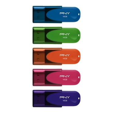 PNY 128GB Attache USB 2.0 Flash Drive, 5 Pack - Walmart.com