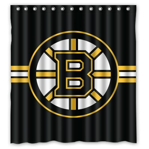 Click here for Touxihaa Boston Bruins Shower Curtain Bathroom Cur... prices