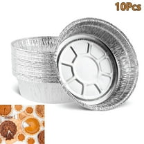 MT Products 50-Piece Disposable Aluminum Foil Crab Shell Mini Pie Pans ...