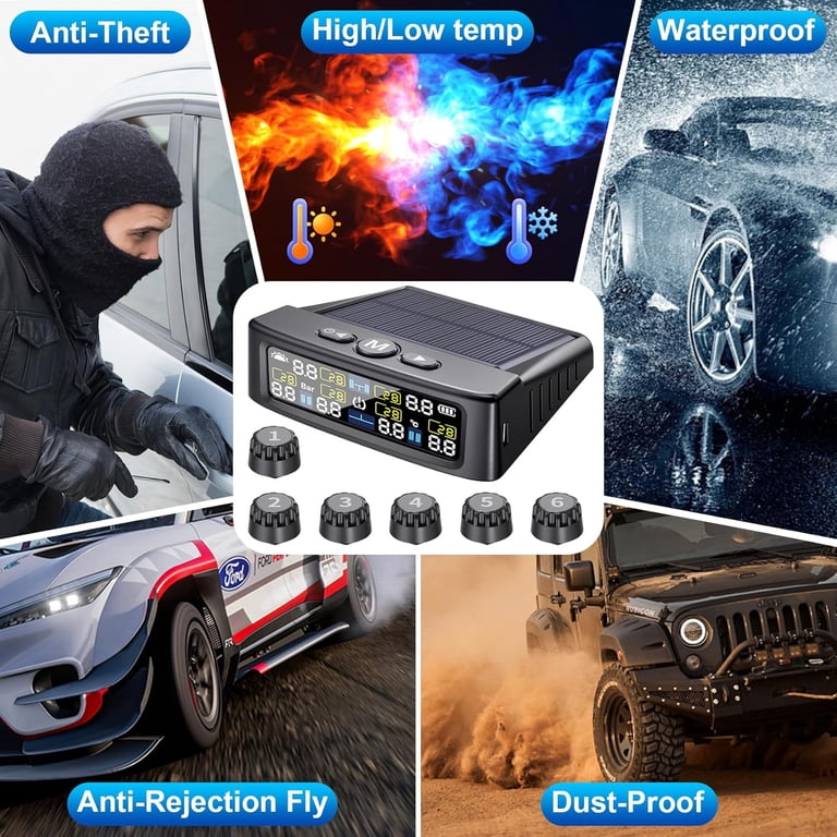 Travel Trailer Must Haves RV Tire Pressure Monitoring System With 6 ...