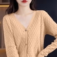 Aofany Fall Thin Cardigan for Women Solid Color Lightweight Long Sleeve ...
