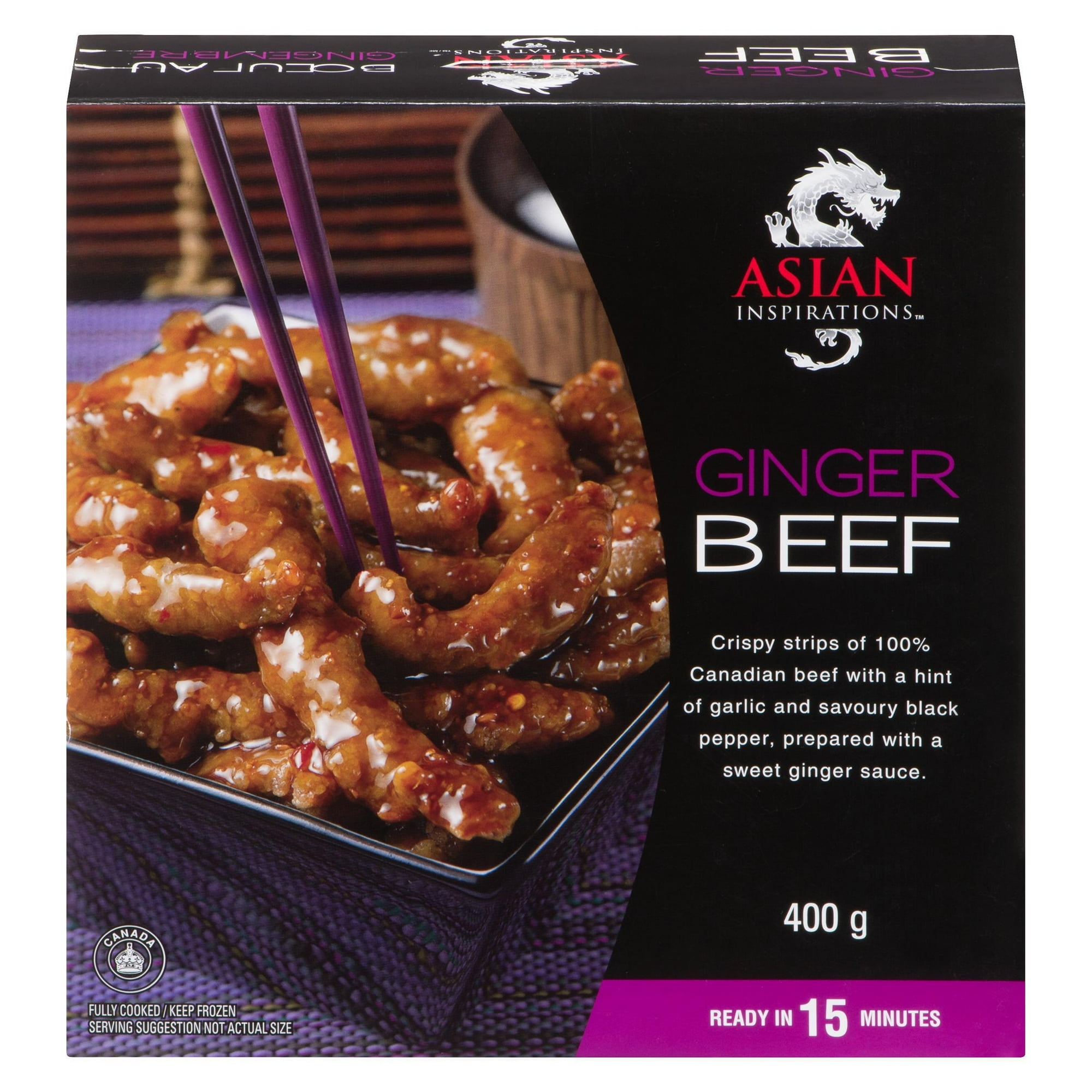 Click here for Asian Inspirations Ginger Beef 400 G prices