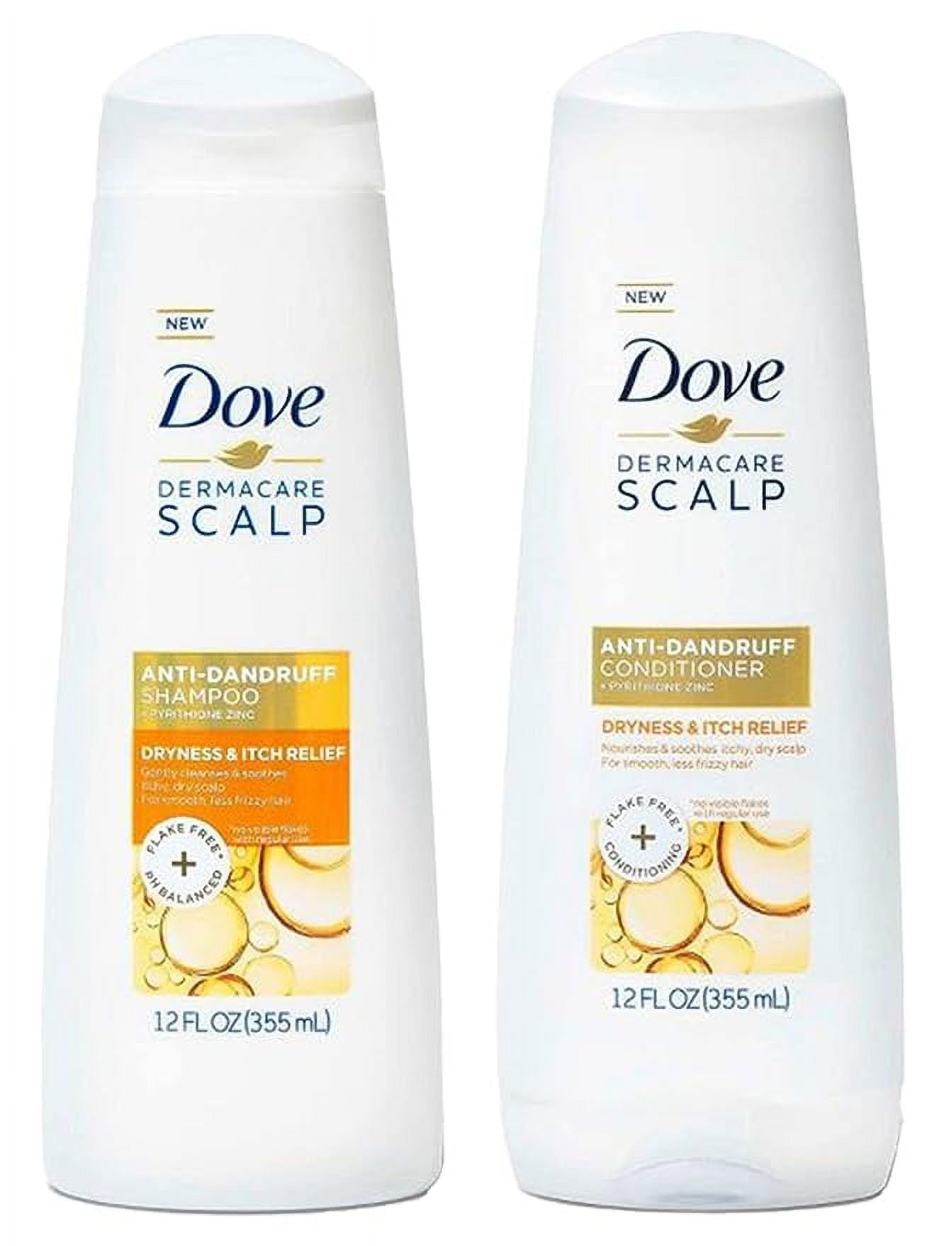 Set de Shampoo y Acondicionador Anticaspa Dove Derma Care para el Cuero ...