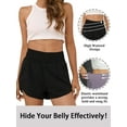 Rosvigor Womens Athletic Shorts High Waisted Running Shorts Gym Workout