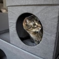 Kitty City Folding Cat Condo (Gray), Cat Furniture - Walmart.com