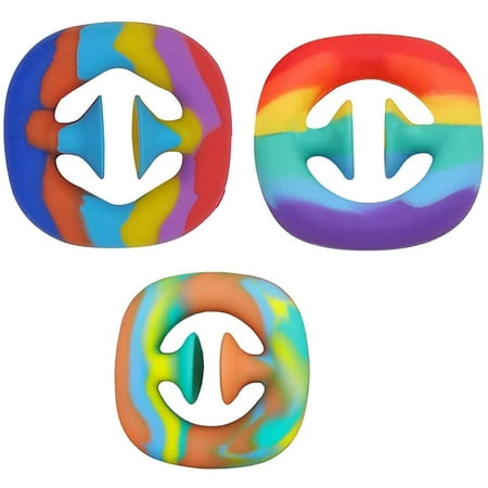 IGUOHAO 3 Decompression Grip Rings, Sensory Toys, Hand Grip Squeeze ...