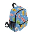 Bubble Tea Pattern Mini Backpack Cute Small Backpack with Chest Strap ...