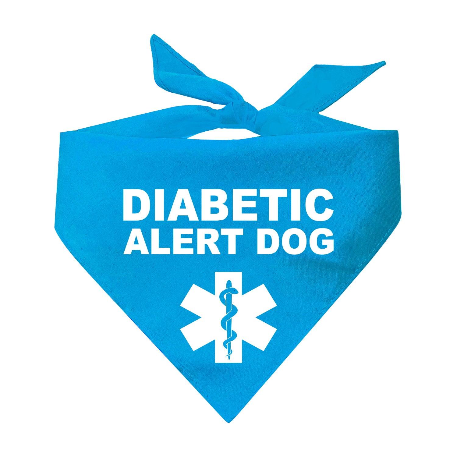 Diabetic Alert Dog Triangle Dog Bandana (Assorted Colors) - Walmart.com