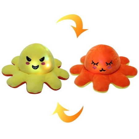Octopus Stuffed Animal Angry Reversible Octopus plushie Oversized ...