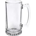 26oz XL Glass Beer Mugs Heavy Duty/Restaurant Quality Glass Mugs with ...