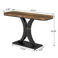 TribeSigns Industrial Console Table, 40 Inch Narrow Entryway Table ...
