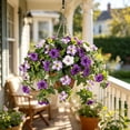 Simulated Peony Wall Hanging - Artificial Green Plants With Flowering ...