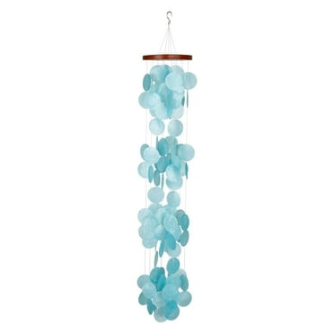 Blue Handworks Glass Wind Chime Deluxe Rainbow Waterfall Wind Chime for ...