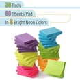 Mr. Pen- Versatile and Vibrant Mini Sticky Note Pads, 1.5x2 inch ...