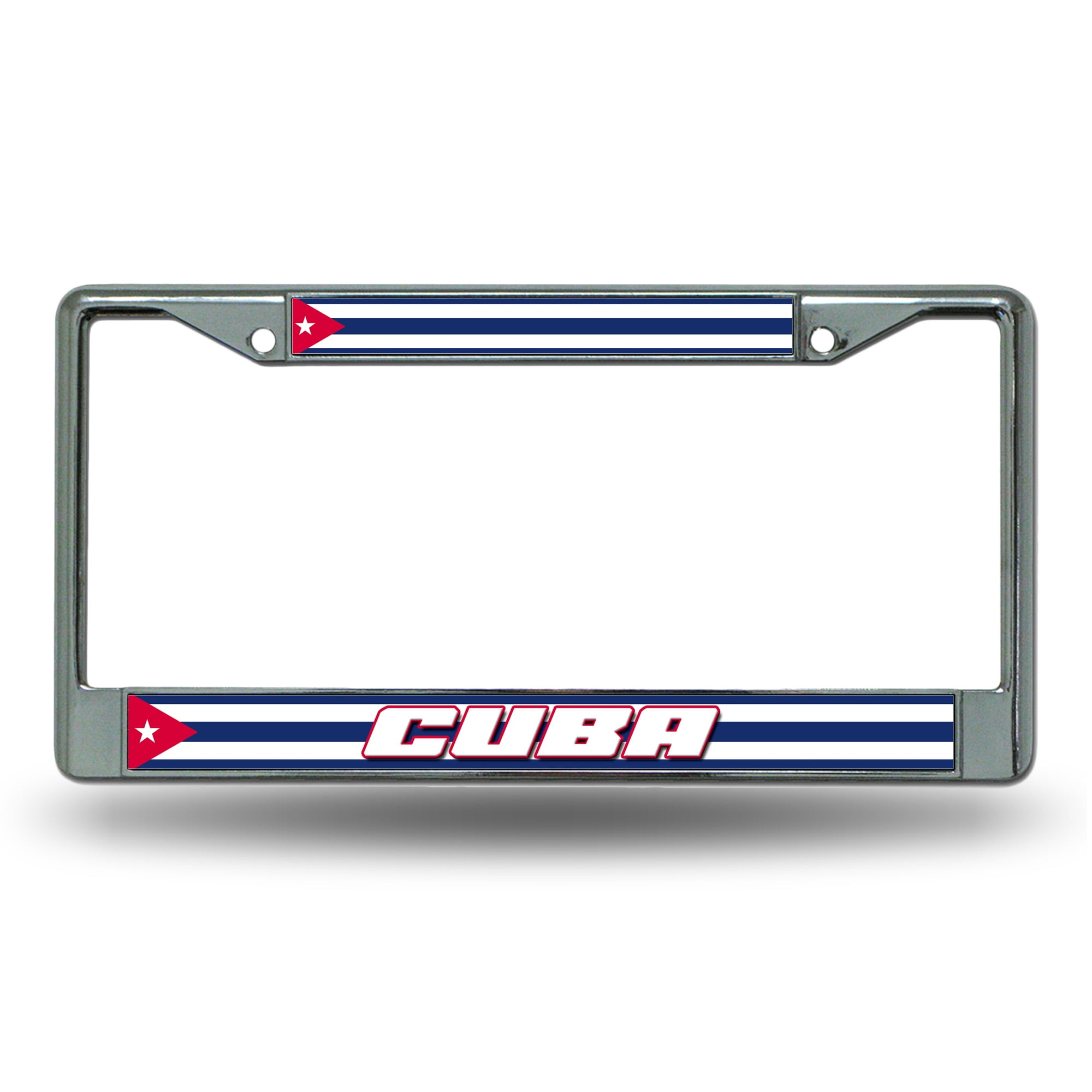 Cuba World Cup Soccer (Football) Chrome Metal License Plate Frame ...