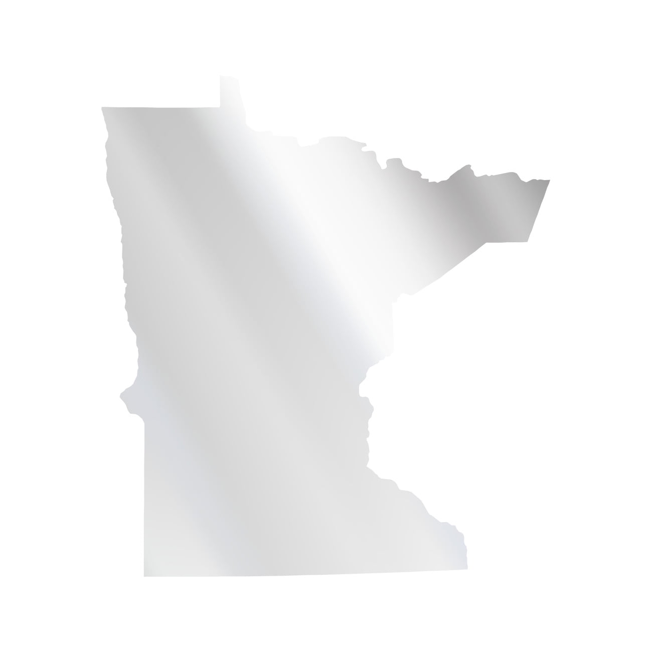 Minnesota Shaped Sticker Decal Die Cut - Self Adhesive Vinyl ...