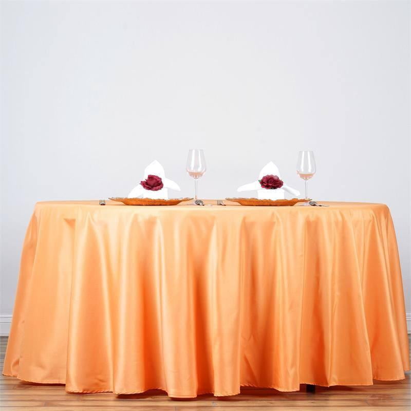 Efavormart 132" Wholesale Round Tablecloth Polyester Round Table Linens ...