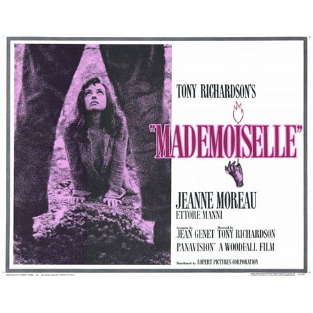 Mademoiselle - movie POSTER (Style A) (11" x 14") (1966) - Walmart.com