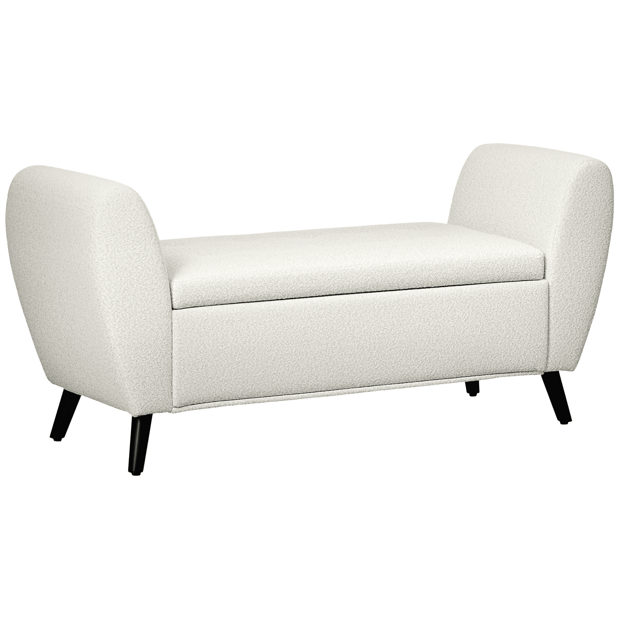 Click here for Homcom Upholstered Storage Bench  Modern Ottoman B... prices