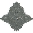 67 1/4"W x 43 3/8"H x 4"ID x 2"P Melchor Diamond Ceiling Medallion ...