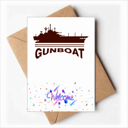 Artillery Bombs Ships Command Fighting Welcome Back Greeting Cards ...