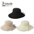 Comhats Womens Summer Flap Cover Cap Cotton UPF 50+ Sun Shade Bucket ...