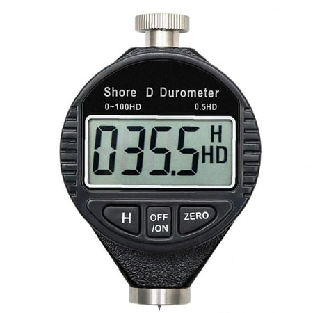 Digital Durometer Portable Plastic 100HD D Hardness Tester Meter with ...