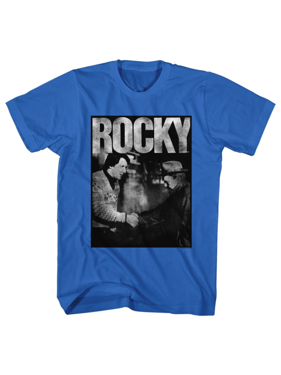 Rocky Mgm Movie Rocky Mickey Handshake Adult American Classics T-Shirt ...