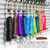 Mustang Poly Lead Rope 9ft. with Bolt Snap, Red,One Size - Walmart.com