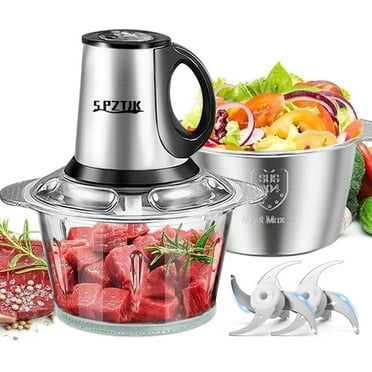 Mini Prep Food Processor 2 Cup Small Electric Food Chopper 2 Speed for ...