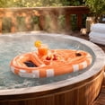 Inflatable Floating Pool Snack Bar With Cup Holders And Storage For ...
