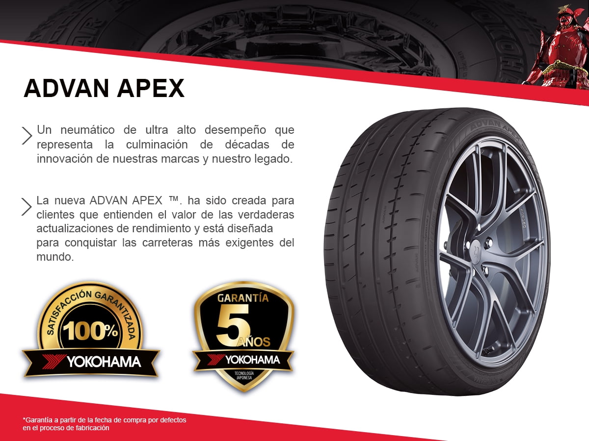 1 Llanta 225/45R17 94Y YOKOHAMA Advan Apex | Walmart en línea