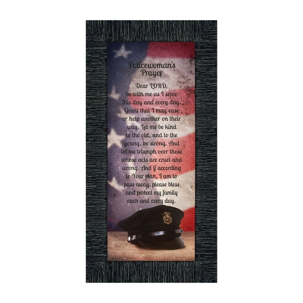 Crossroads Policewoman's Prayer, Police Officer Gifts for Women, Police ...