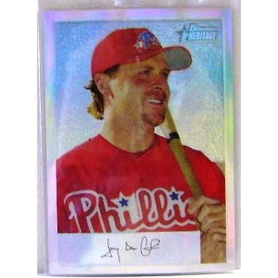 2002 Bowman Heritage Chrome Refractors #35BHC Jeremy Giambi /350 MLB ...