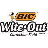 BIC Wite-Out Brand Extra Coverage Correction Fluid, 20 ml, White, 12 ...