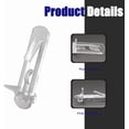 30 PCS Plastic Locking Shelf Support Pins, 15 PCS 5mm Self-Locking ...