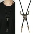 Aellinatey Soft PU Wax Rope Chain Necklace Bolo Tie For Family Matching ...