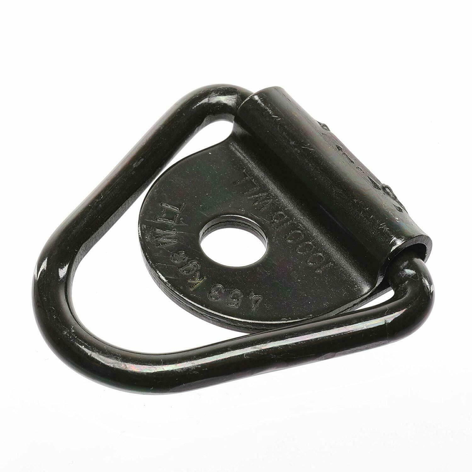 LisFaxbo D-Shape Tie Down Anchors Lashing Ring Black For Truck SUV UTV ...
