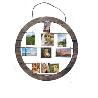 Collage Picture Frames Set of 7 in 3 Different Sizes, Wall Mount and ...