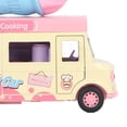 Suodoka 1:36 Magnetic Induction Alloy Die Cast Food Truck Pull Back Car ...