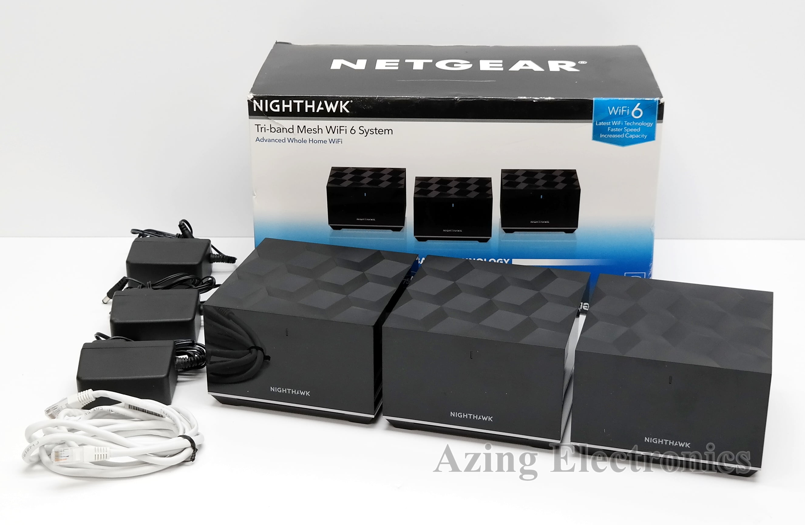 Used NETGEAR Nighthawk MK83 AX3600 Tri-Band Whole Home Mesh WiFi 6 ...