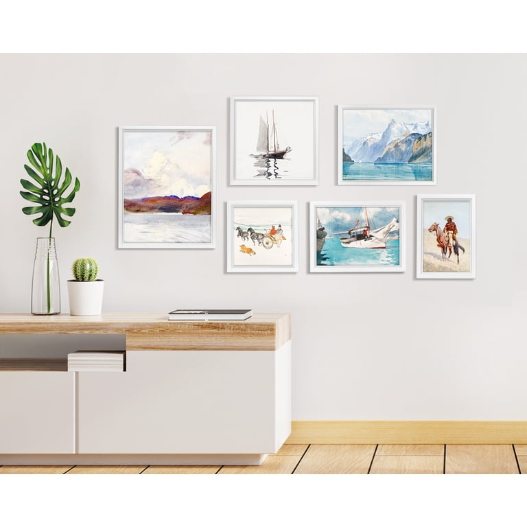 Simple White Picture Frames